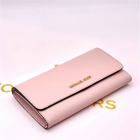Michael Kors | Bags | Michael Kors Trifold Wallet Pink | Poshmark